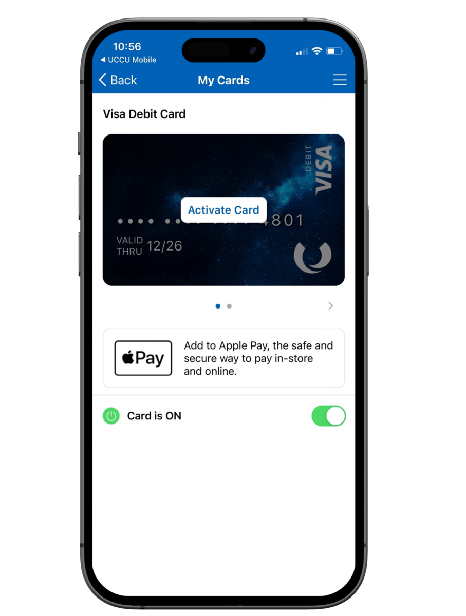 Activate Visa Card - UCCU